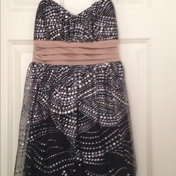 BCX | Dresses | Nwot Bcx Sequins Silvergold Dress | Poshmark